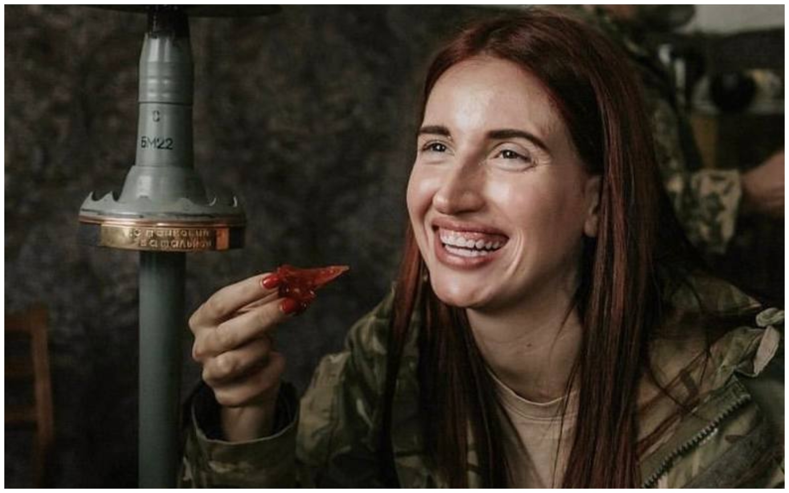 Під серцем бандерятко снайперка Євгенія Емеральд вагітна